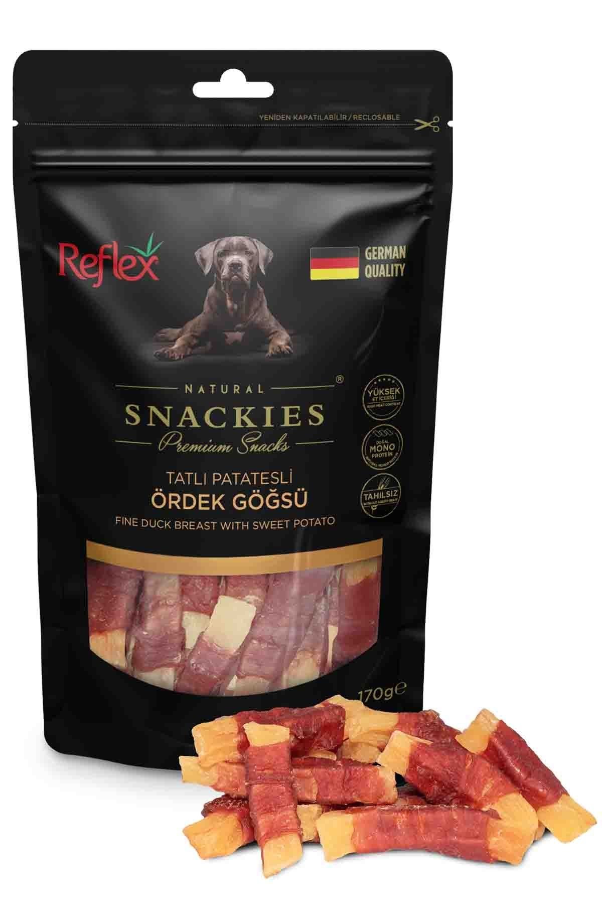 Reflex Snackies Tatlı Patatesli Ördek Göğsü 170 gr Köpek Ödül Maması ...